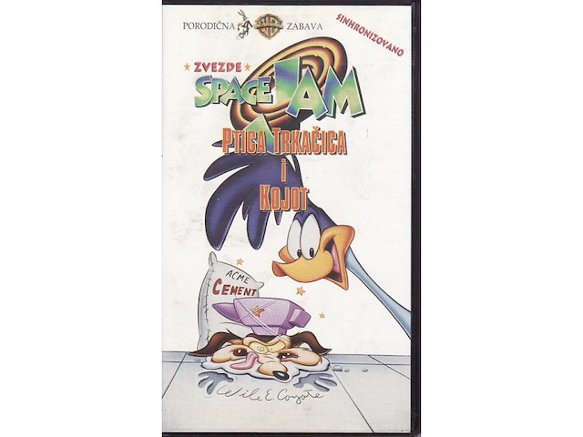 SPACE JAM-PTICA TRKAČICA I KOJOT - VHS KASETA