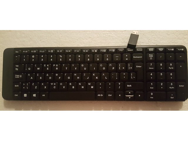 Logitech K220 Bežična US GR Tastatura Sa Risiverom