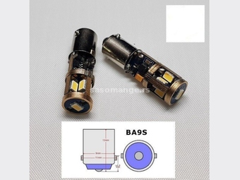 Bear-led T4W/BA9S GOLD CAN 9smd