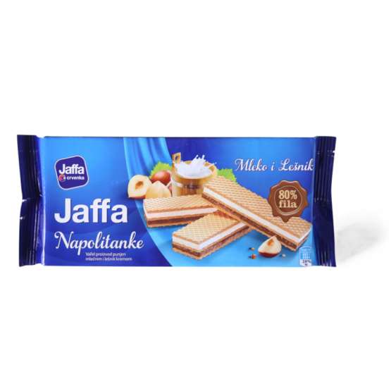 Napolitanka JAFFA mleko lešnik 187g