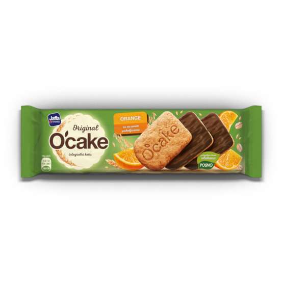 Integralni keks O'CAKE kakao i pomorandža 145g