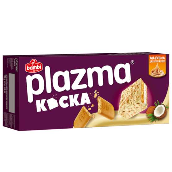 Biskvit sa čokoladom PLAZMA kocka vafl bela čokolada 135g