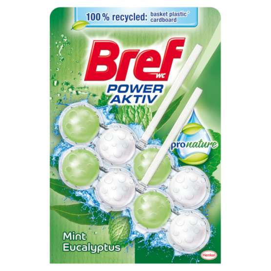 WC osveživač BREF ProNature mint 2x50g