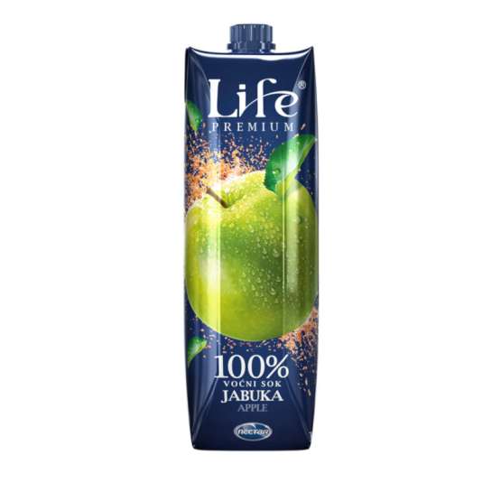 Negazirani sok NECTAR LIFE jabuka 100% 1l