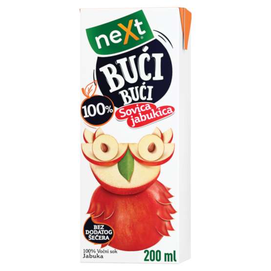 Negazirani sok NEXT BUCI BUCI jabuka 100% 0.2l