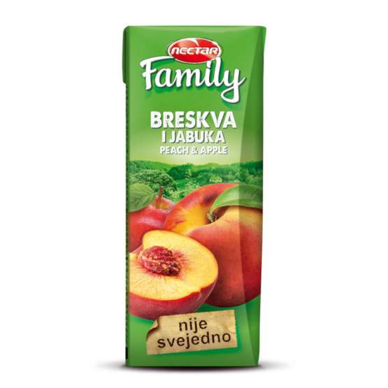 Negazirani sok NECTAR FAMILY breskva 0,2L