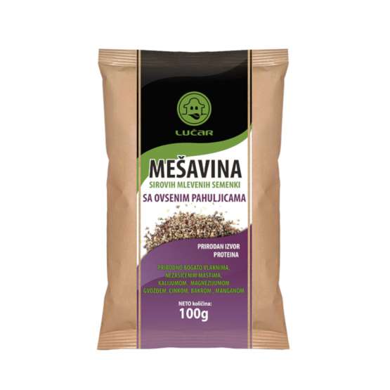 Mešavina semenki LUČAR mlev. sa ovs.pahuljicama 100g