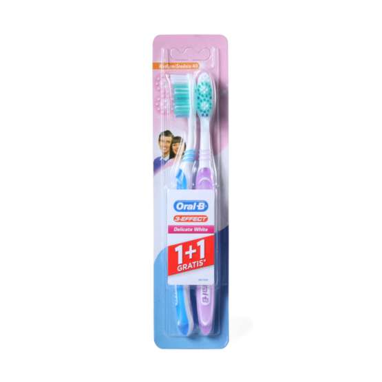 Četkica za zube ORAL B White 3Def. 1+1grat.