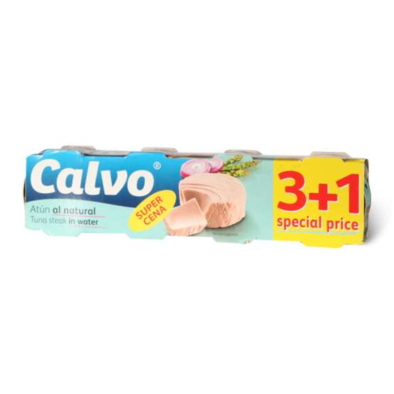 Tunjevina CALVO komadi u sopstvenom soku 4x80g