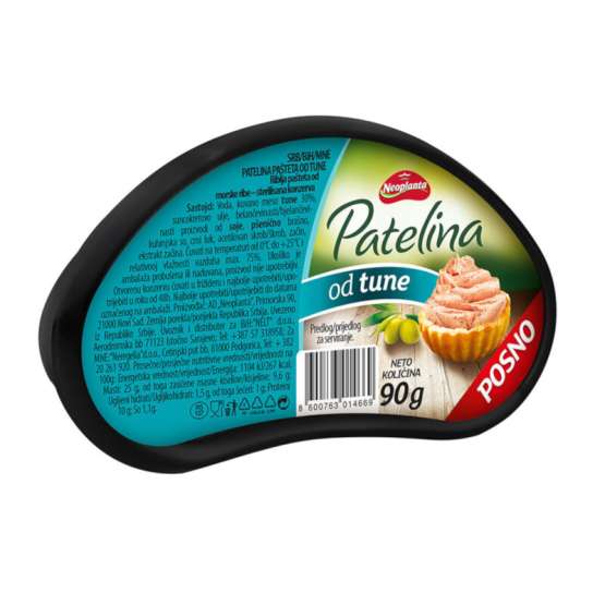 Pašteta od tunjevine PATELINA 90g