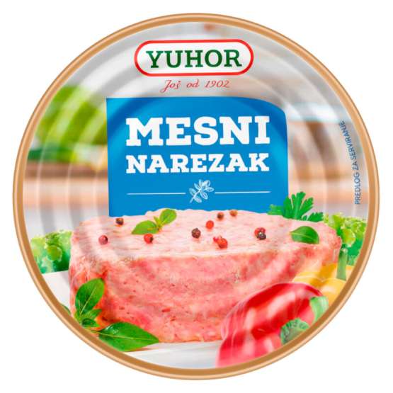 Mesni narezak YUHOR limenka 150g