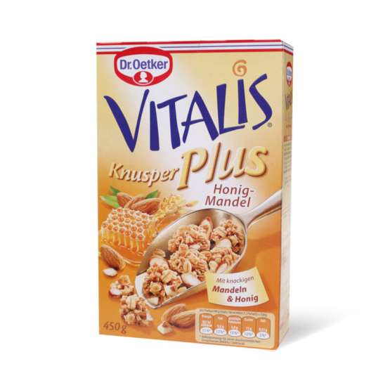 Musli VITALIS krispi plus med i badem 450g