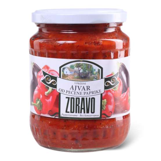 Ajvar ZDRAVO od pečene paprike 560g