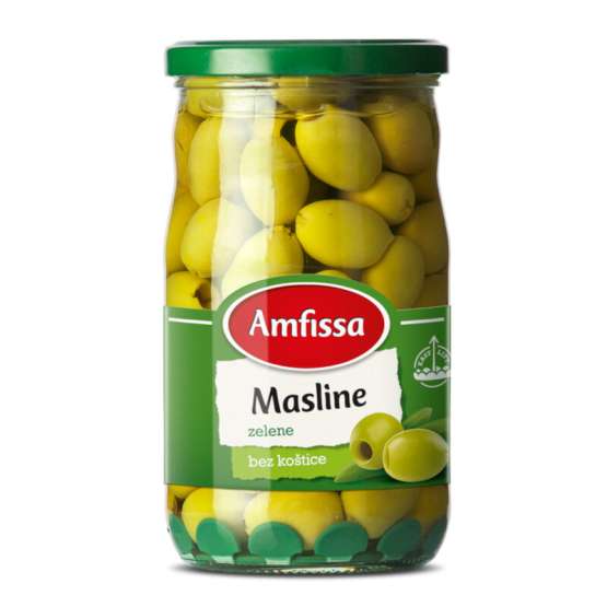 Masline zelene AMFISSA bez koštice 680g