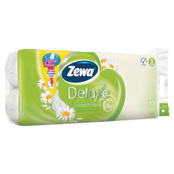 Toalet papir ZEWA Deluxe white camomile