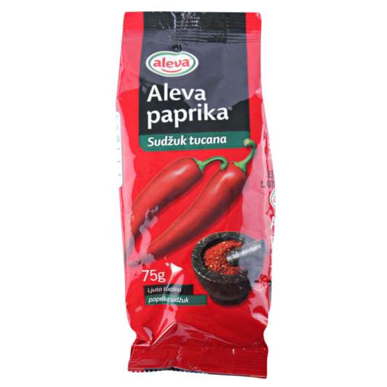 Paprika ALEVA ljuta tucana sudžuk 75g