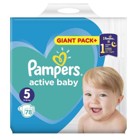 Pelene za decu PAMPERS 5 GPP 78