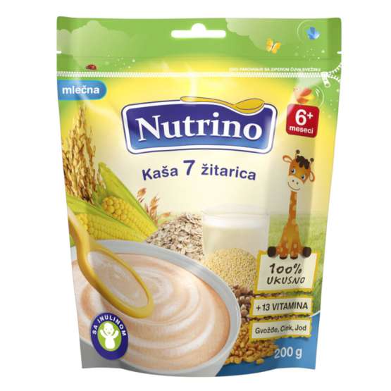 Mlečna kaša NUTRINO 7 žitarica 200g