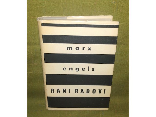 RANI RADOVI - MARX ENGELS