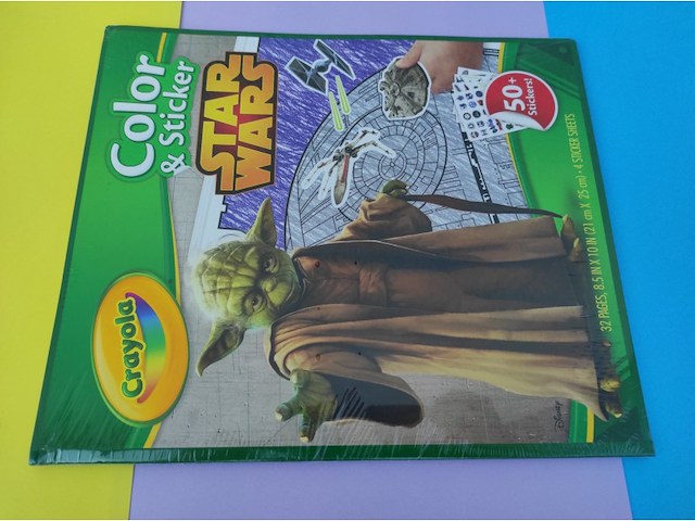 Crayola Star Wars Color &;; Sticker Book