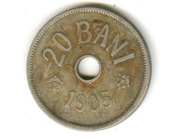 Rumunija 20 bani 1905
