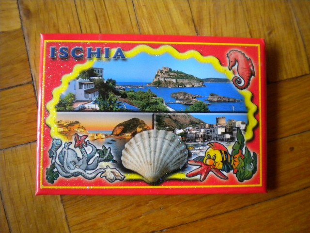 ISKIJA ISCHIA, magnet za frizider