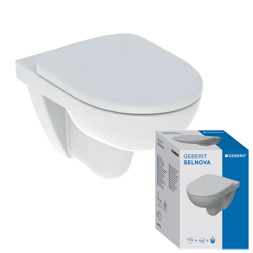 SELNOVA konzolna wc šolja rimless sa soft close wc daskom 501.751.00.1