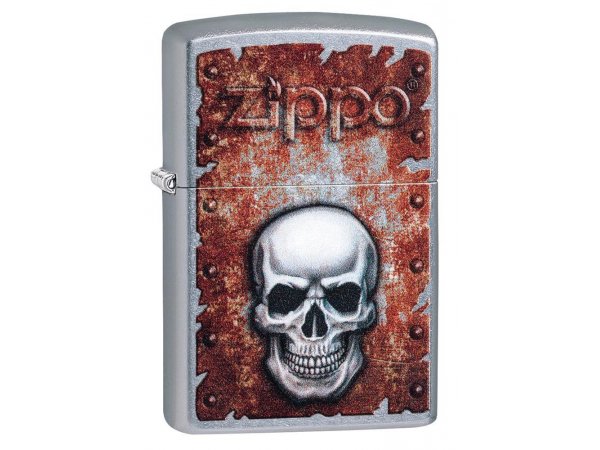 UPALJAČ ZIPPO RUSTED SKULL DESIGN