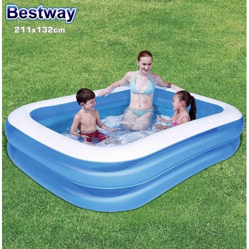 Bazen Family Pool 211x132x46cm plavi Bestway