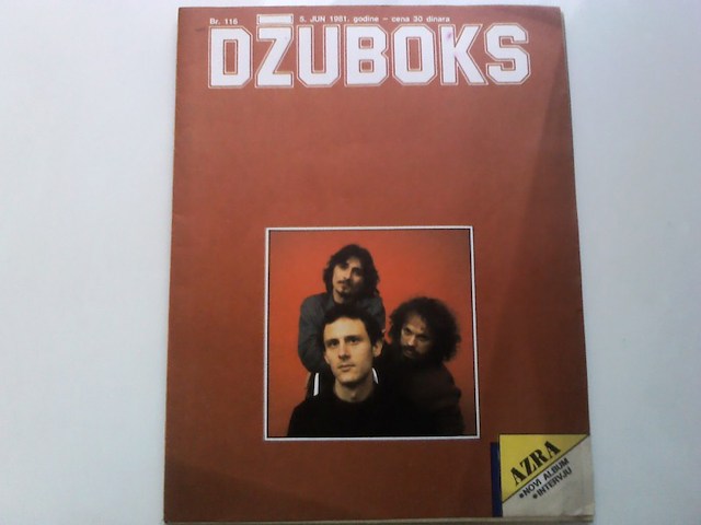 Časopis DŽUBOKS broj 116, jun 1981