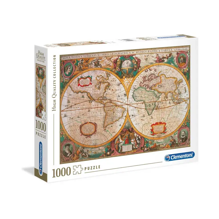 Clementoni CLEMENTONI PUZZLE 1000 HQC OLD MAP CL31229