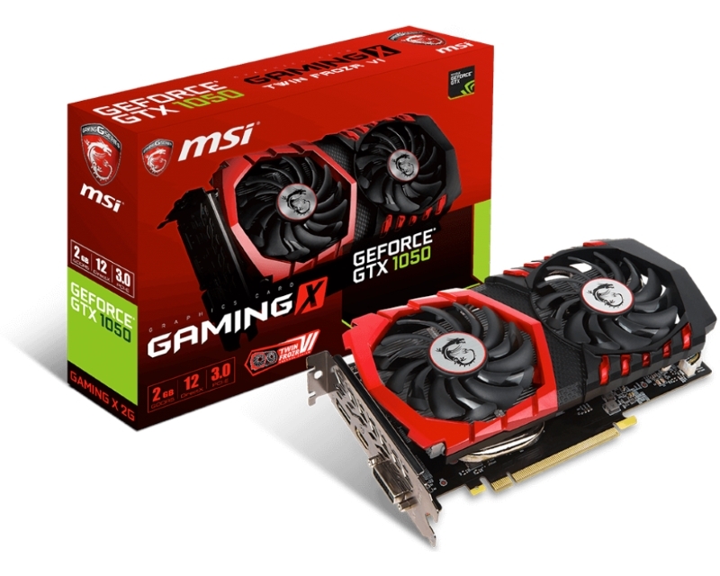 MSI nVidia GeForce GTX 1050 2GB 128bit GTX 1050 GAMING X 2G