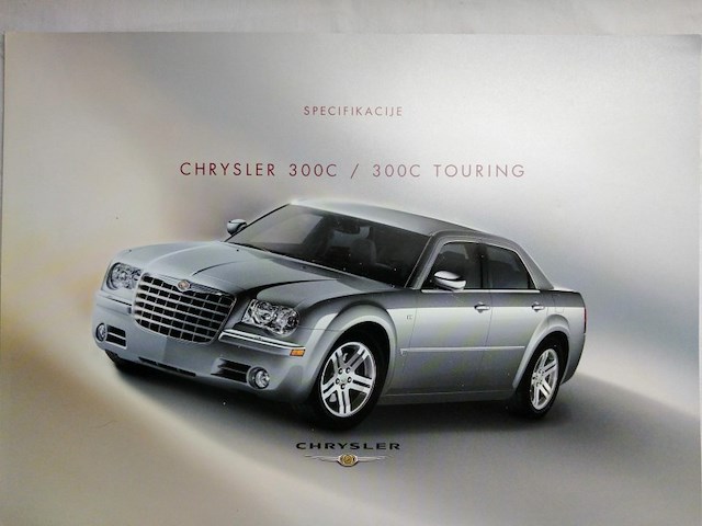 Prospekt teh. podatci 4 str. za Chrysler 300,srpski,