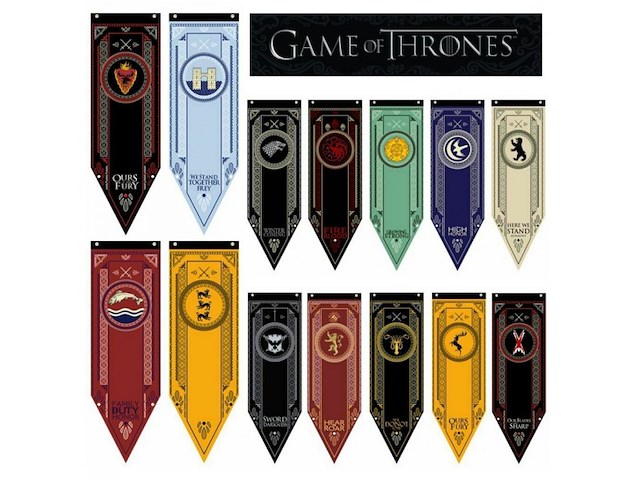 Zastava Game Of Thrones Banner Flag Model 1