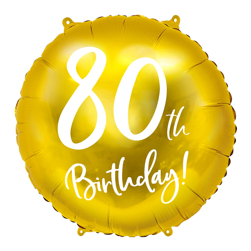 80th birthday – 46cm