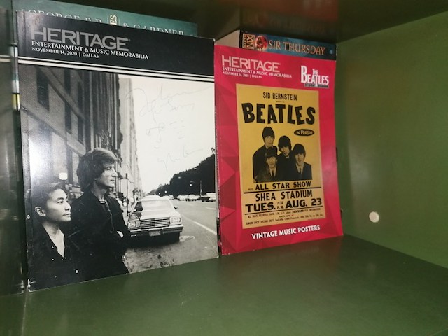 RARE HERITAGE AUCTION CATALOG NOV 2020 THE BEATLES VINT