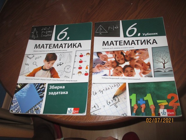 Matematika,udzbenik i zbirka za 6.razred Klett