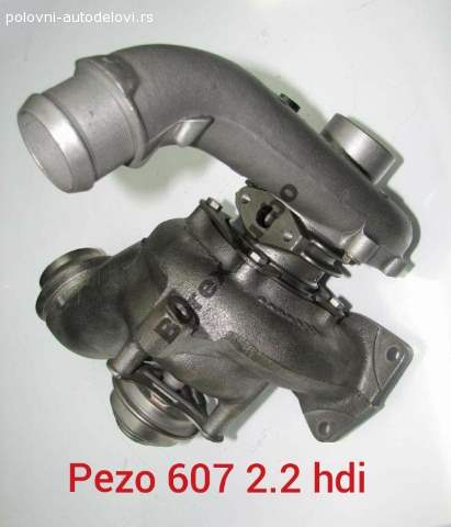 Pezo 607 2.2 hdi Turbina