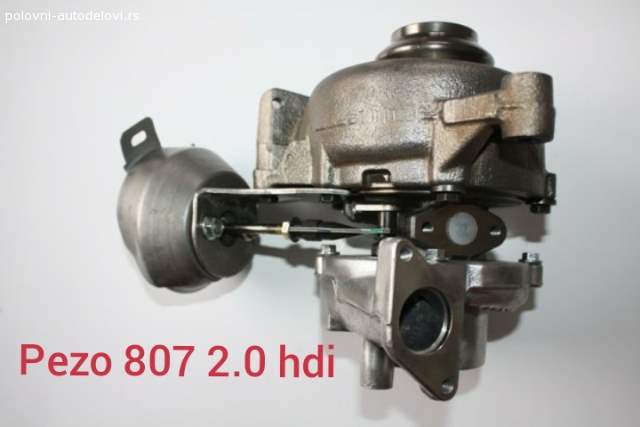 Pezo 807 2.0 hdi Turbina