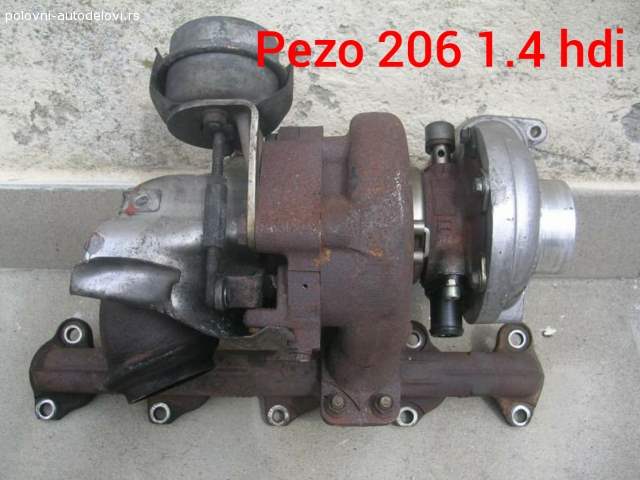 Pezo 206 1.4 hdi Turbina