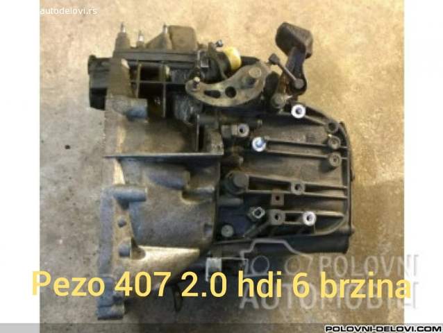 Pezo 407 2.0 hdi menjac 6 brzina