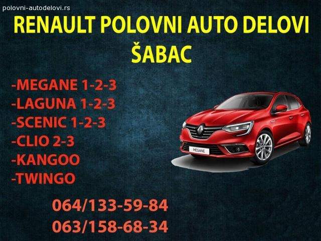 RENAULT polovni autodelovi megane