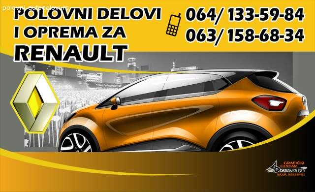 Renault polovni delovi za sve modele