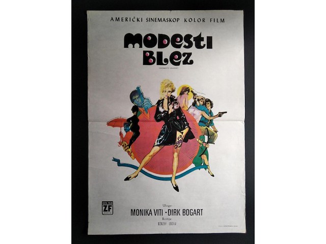 Modesti Blez / Modesty Blaise   1966 g. Redje !!!
