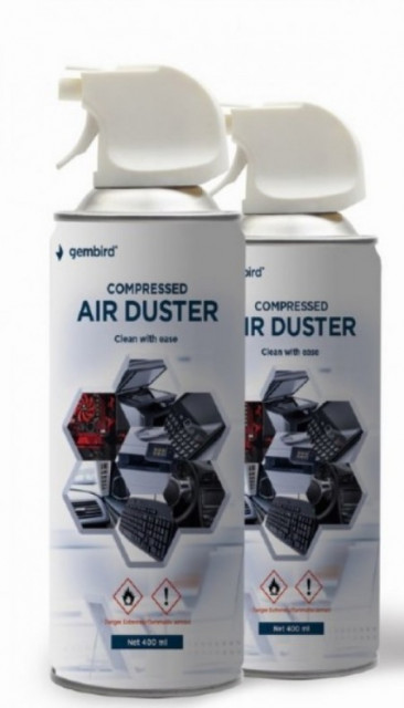 Gembird compressed air duster 400ml CK-CAD-FL400-01