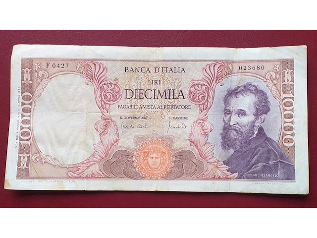 10000 LIRA 1970