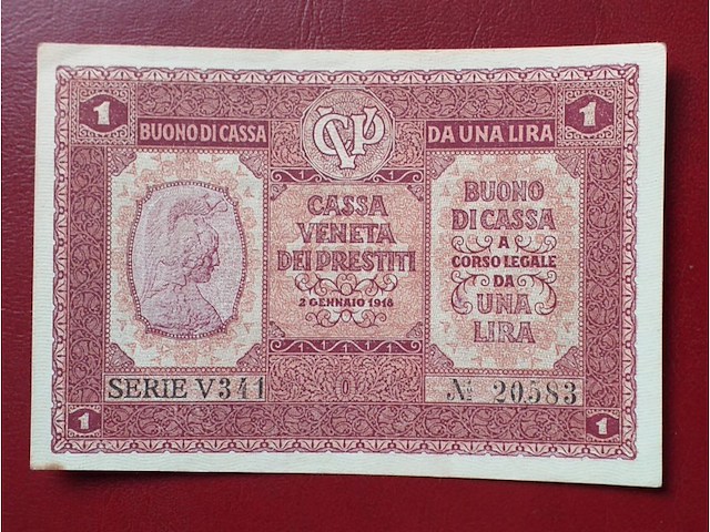 1 LIRA 1918