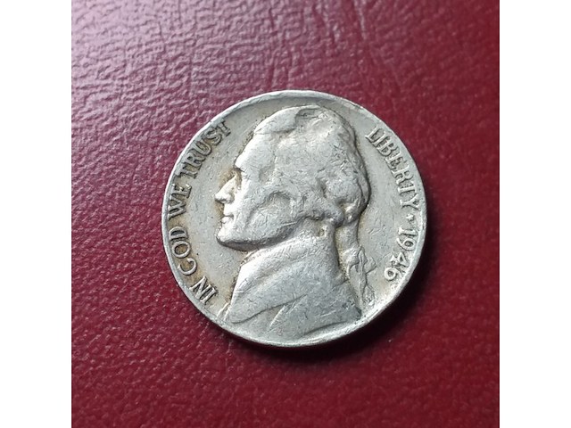 USA FIVE CENTS 1946