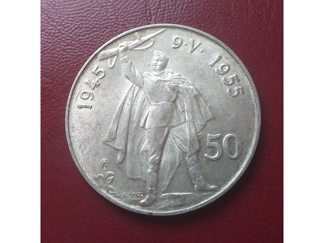 50 KORUN 1955 srebro