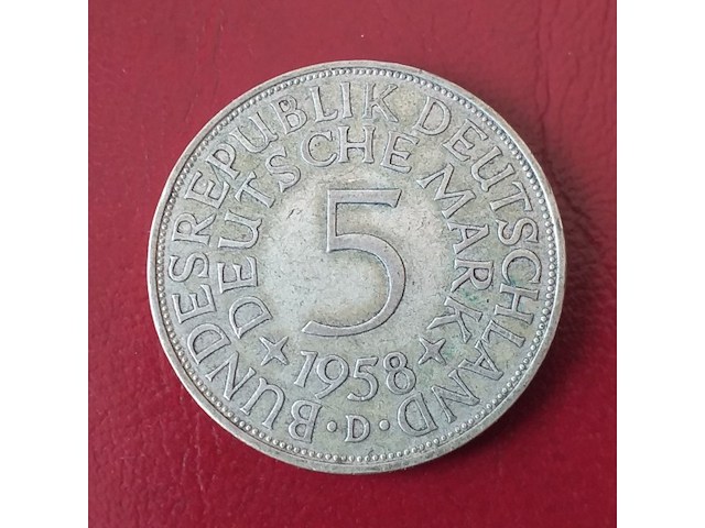 5 MARAKA 1958 D srebro